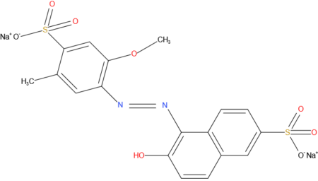 E129 – Allura rood AC – Chemiepedia.nl