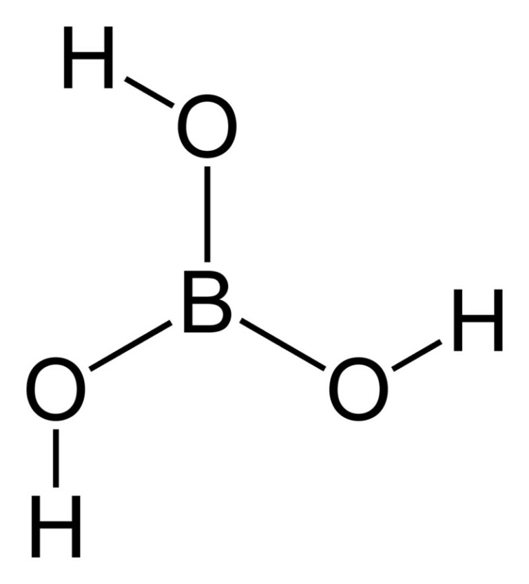 E284 – Boorzuur – Chemiepedia.nl
